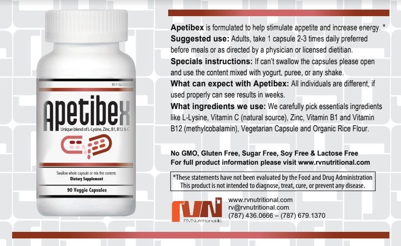 APETIBEX™ CAPS – RV Nutritional LLC