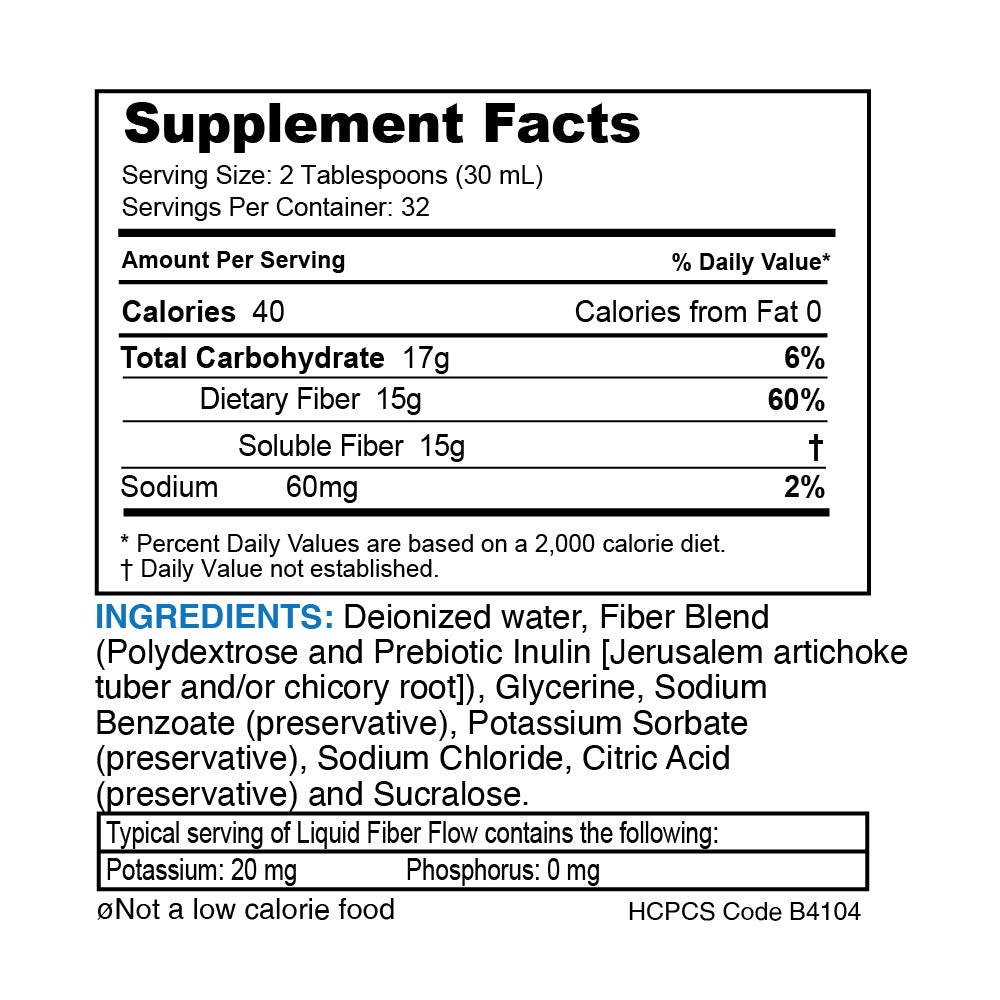 LIQUID FIBER FLOW® 12 Packets – RV Nutritional LLC