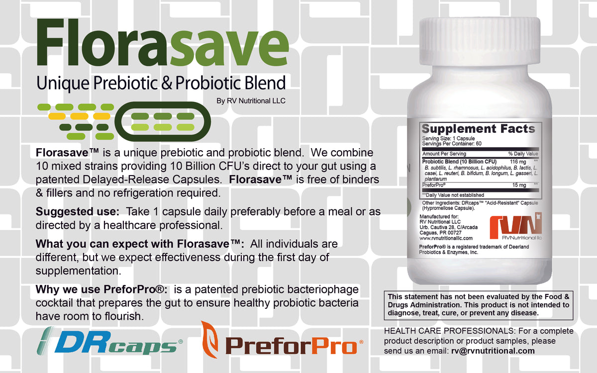 FLORASAVE™ – RV Nutritional LLC